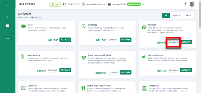 Setting Up Help desk in a B2C White Label Solution